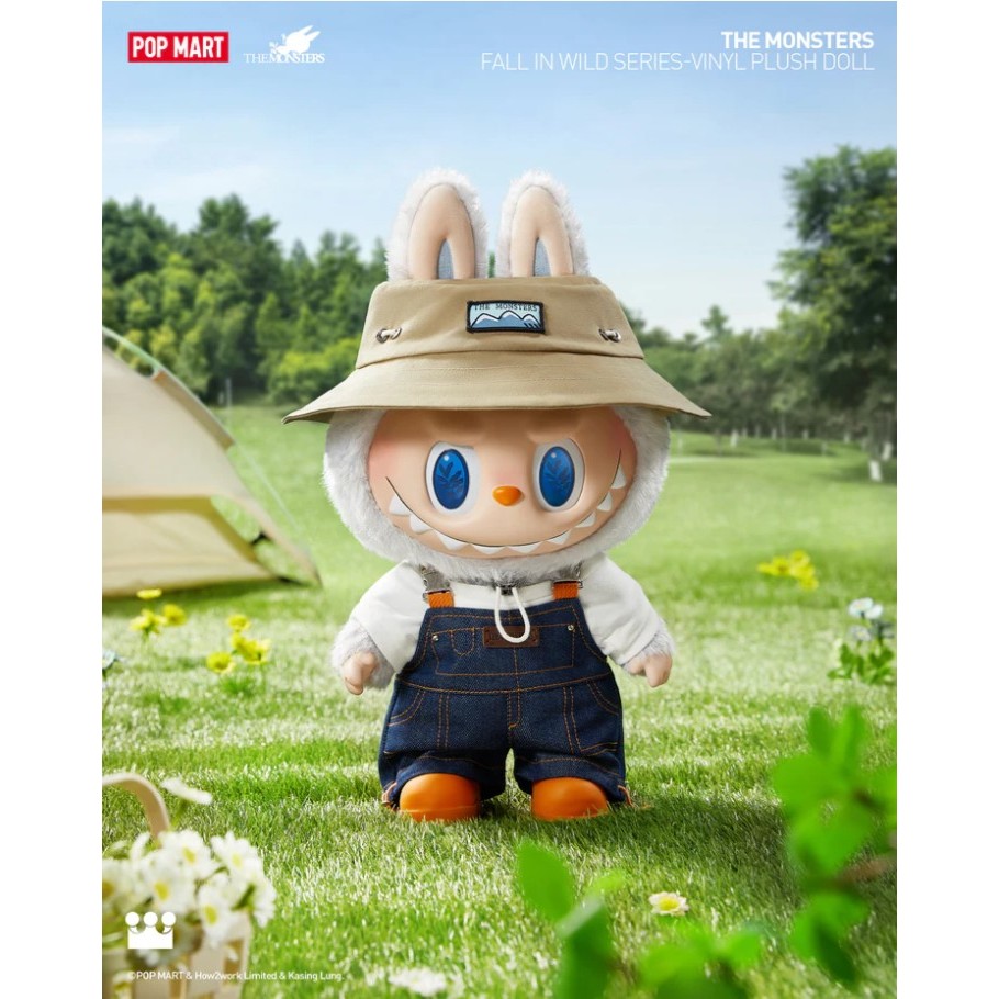 Popmart The Monsters - Labubu Fall in Wild Plush Doll (38cm) | Shopee ...