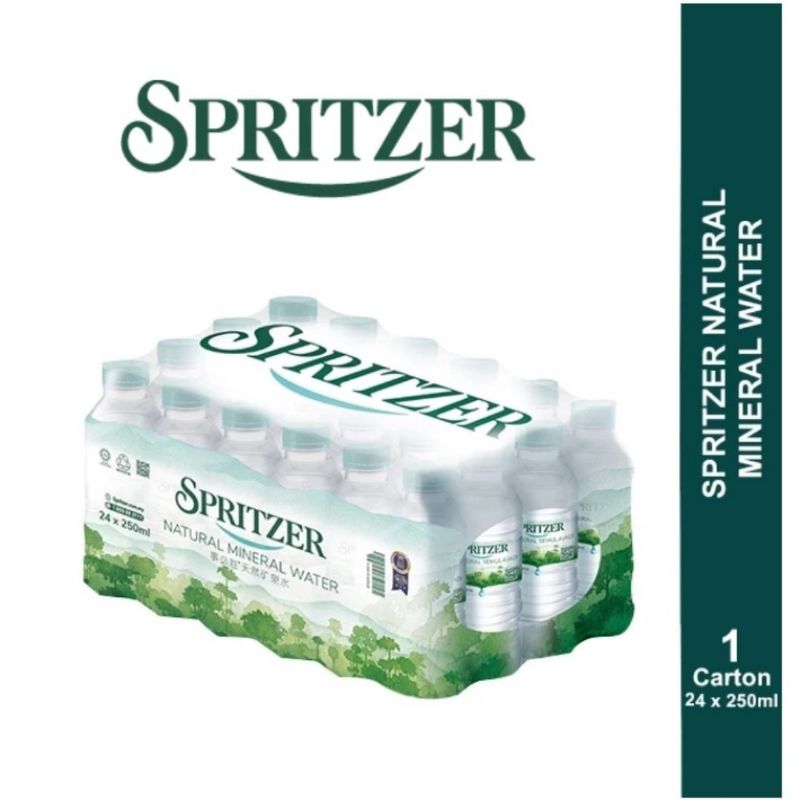 SPRITZER 24's Natural Mineral Water 250ml | Shopee Singapore