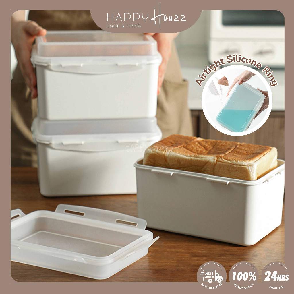 HAHO Japanese Bread Storage Container Bekas Roti Gardenia Stackable ...