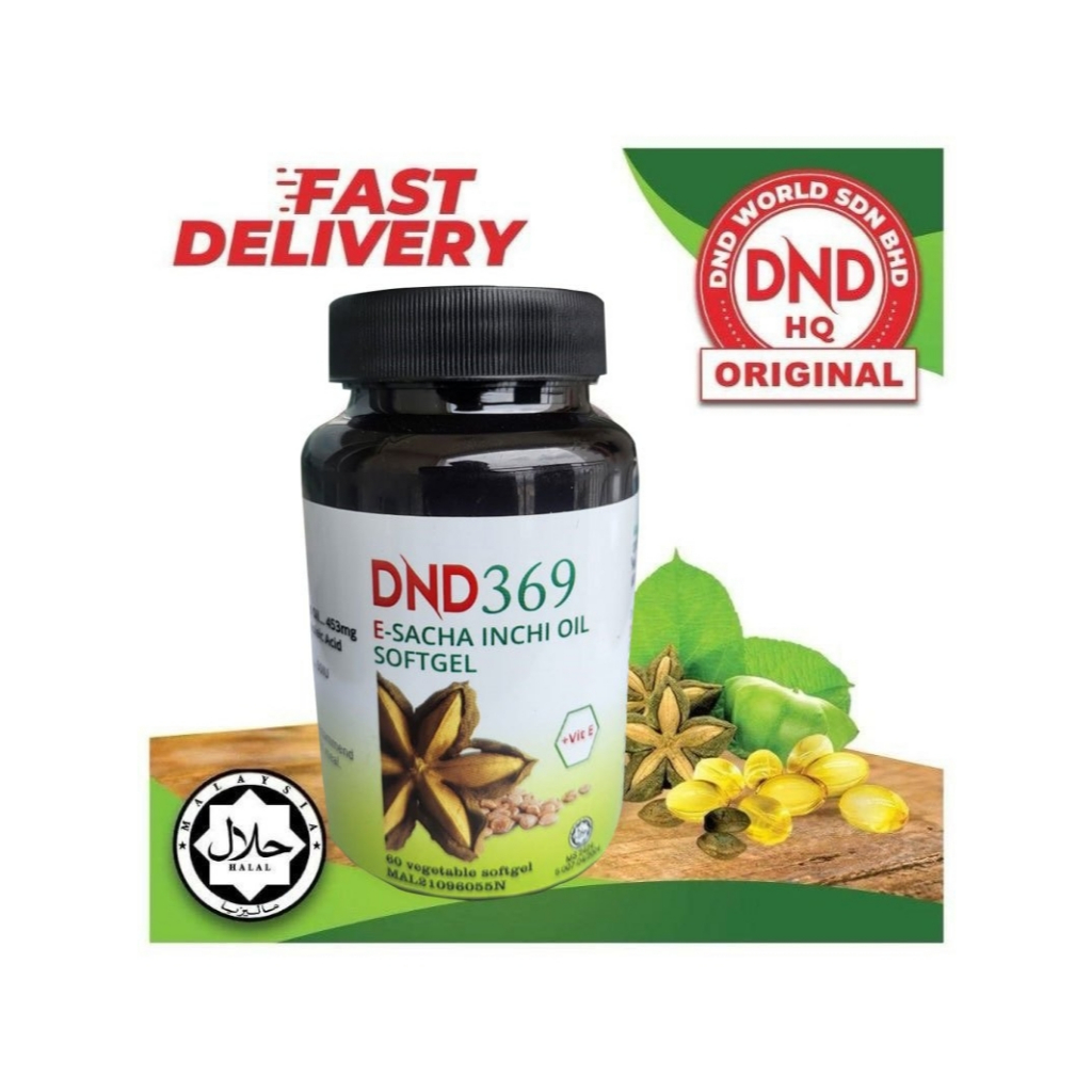 DND 369 E-Sacha Inchi Oil Softgel 60 Capsule | Shopee Singapore