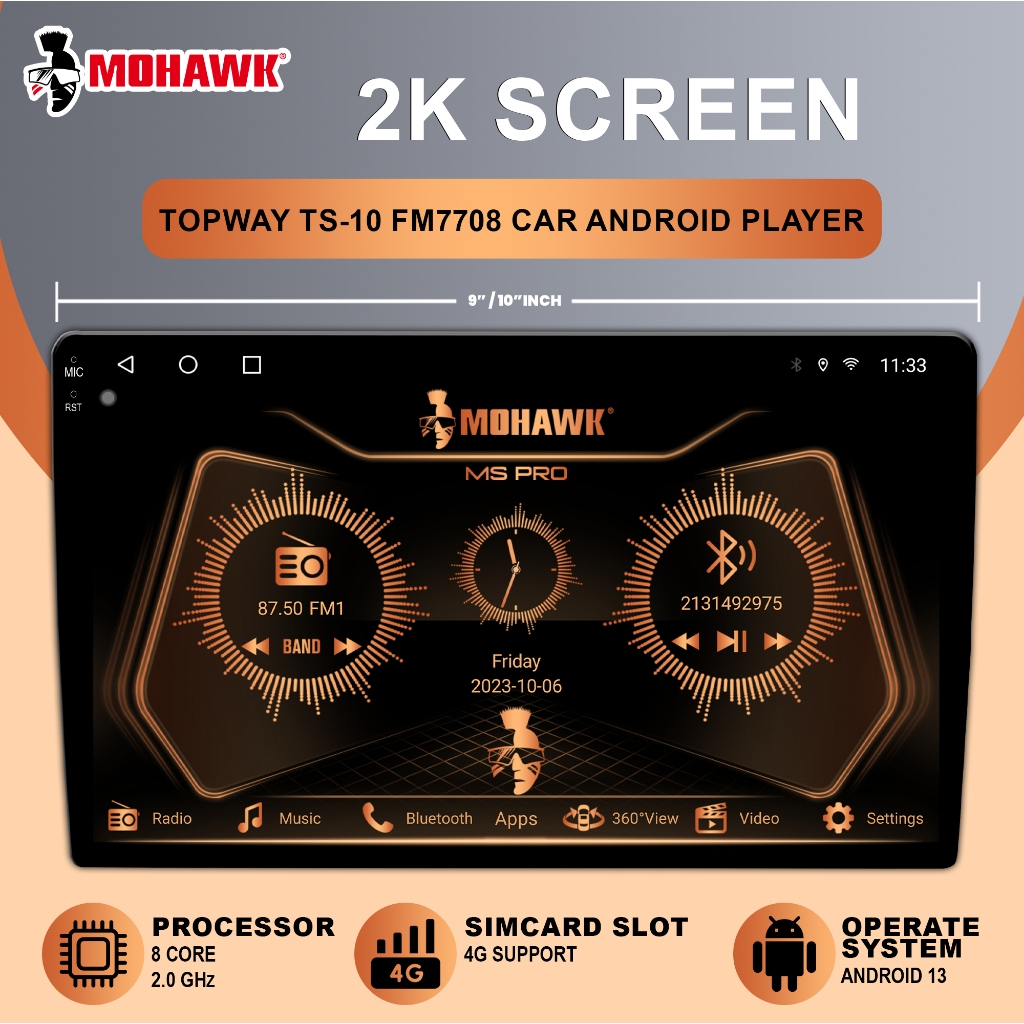 Mohawk MS PRO Series Android Player 2K Resolution Plug n Play 4G , 360 ...