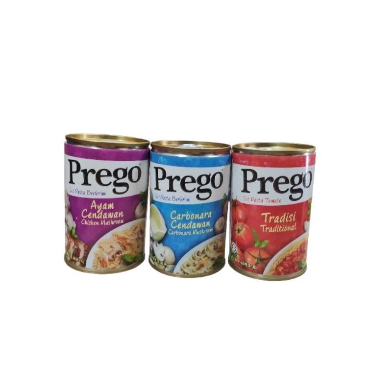 Prego Sos Pasta Berkrim Traditional/ChickenMushroom/Cendawan 295g ...