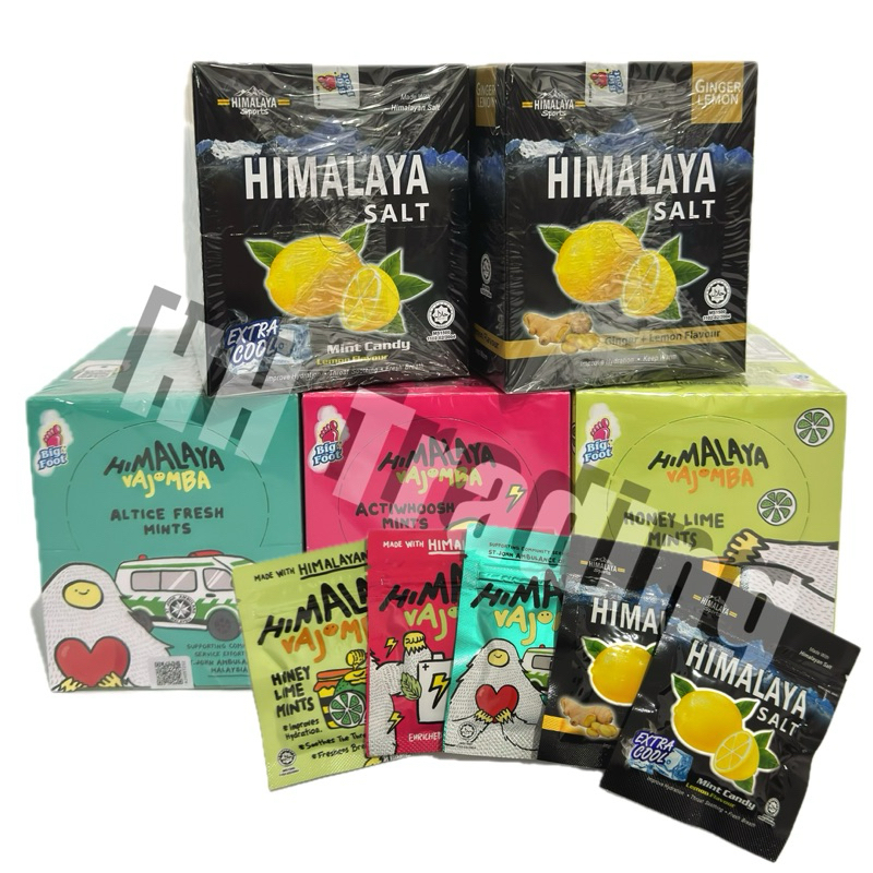 15g x 12’s HIMALAYA SALT SPORTS MINT CANDY / HIMALAYAN VAJOMBA MINTS ...