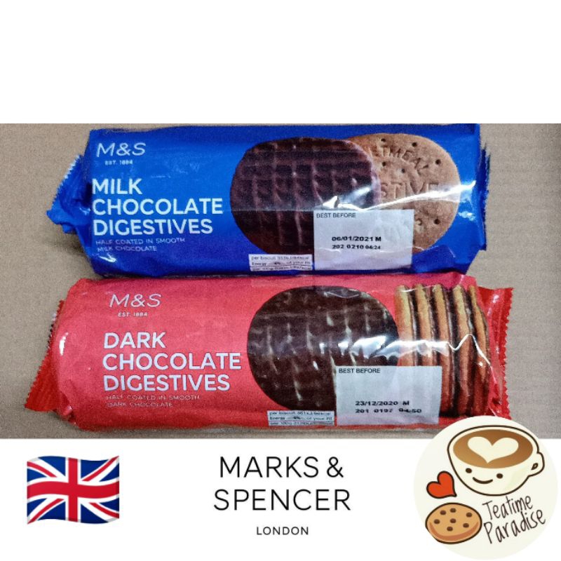 Marks & Spencer (M&S) Digestive Biscuits / Rich Tea Biscuits | Shopee ...