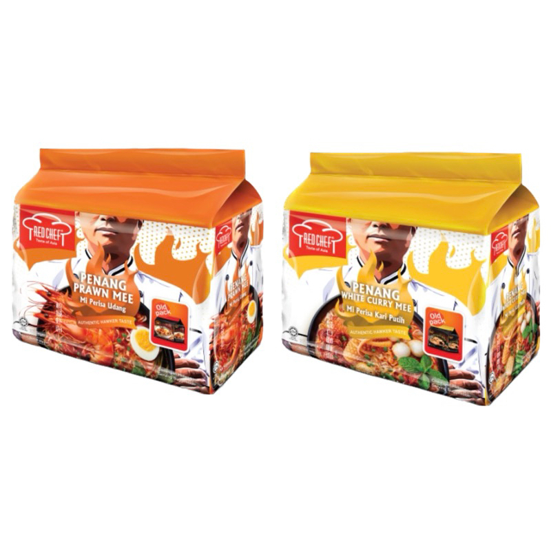 RED CHEF - INSTANT NOODLE (PENANG SPICY PRAWN / PENANG PANDAN WHITE ...
