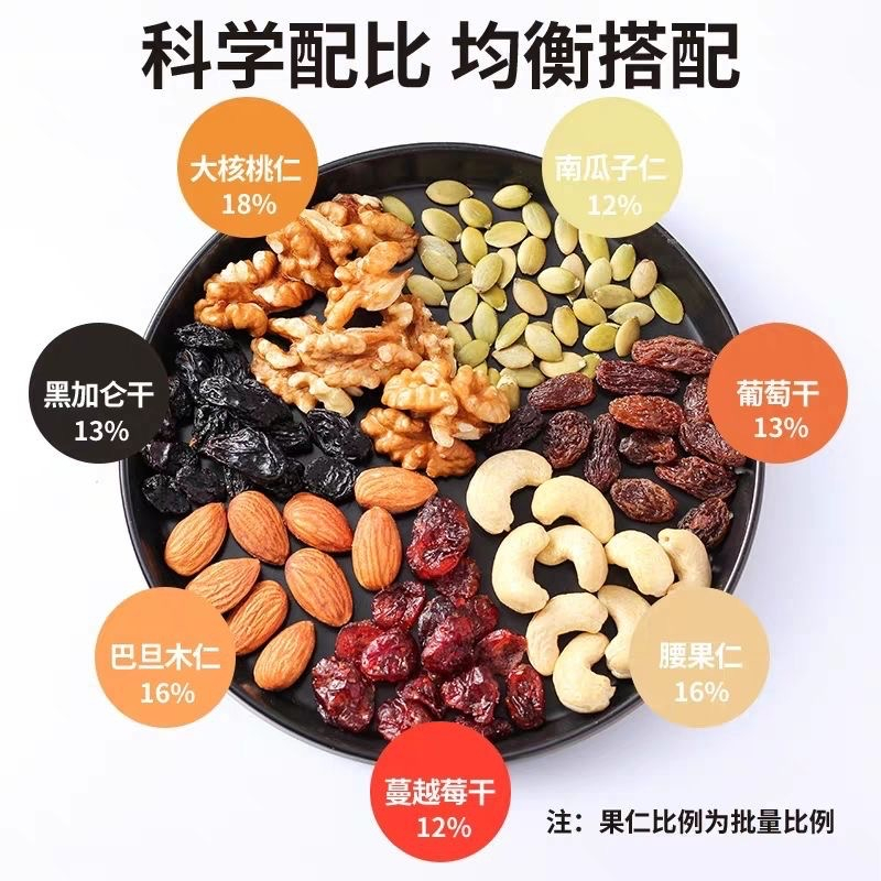 1000g Healthy Mixed Nuts Nuts Daily Raw to Eat Premium Quality 200g 每日坚果混合果仁干果 200g | Shopee ...