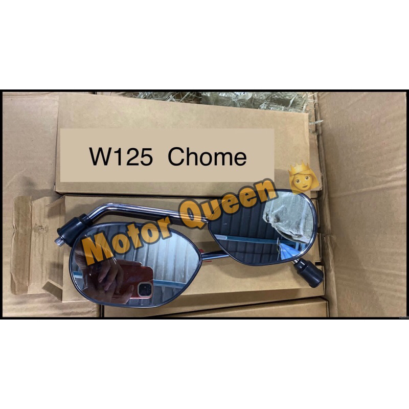 Side Mirror Cermin Sisi Batang Chrome Honda W125 W125S W125X Wave 125 Wave 125S Wave 125X Ultimo ...