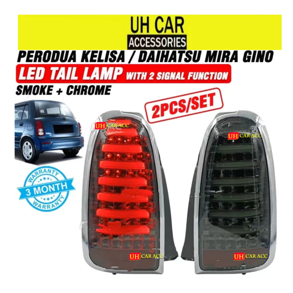 Perodua Kelisa / Daihatsu Mira Gino L700 Led Tail Lamp With 2 Signal ...