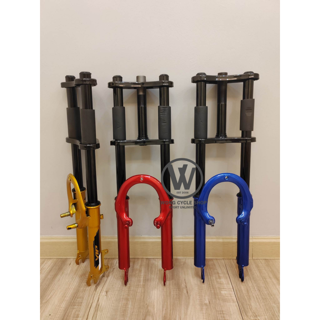 20 inch Fork Double VIP Suspension Basikal Fork Spring | Shopee Singapore