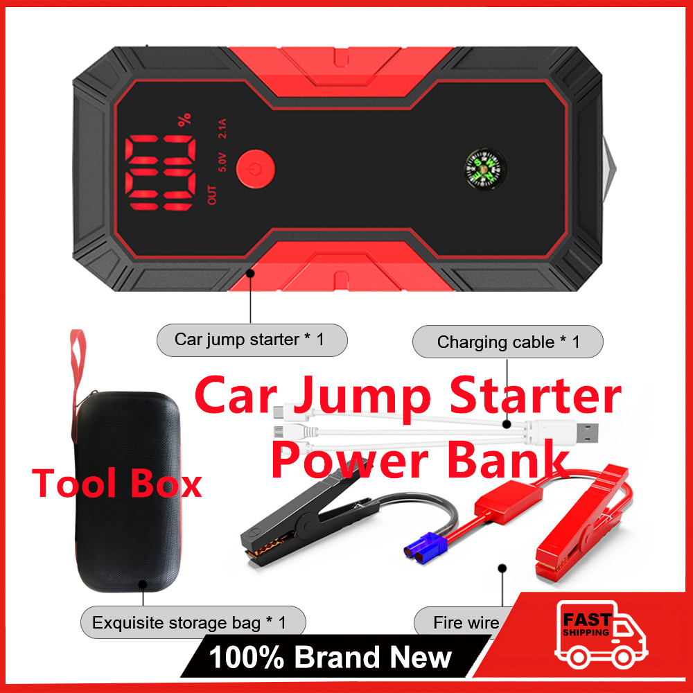 Car Jump Starter Power Bank 129800mAh Car Jumper Powerbank Jump Start ...