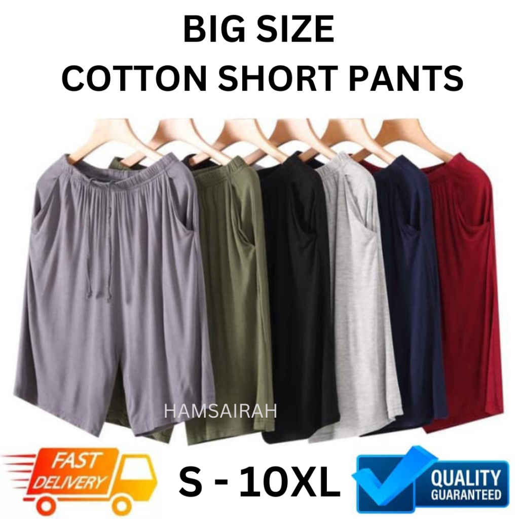Seluar Pendek Sukan Lelaki / Man Short Pants / Short Pants /cotton shorts pants S-10xl | Shopee ...