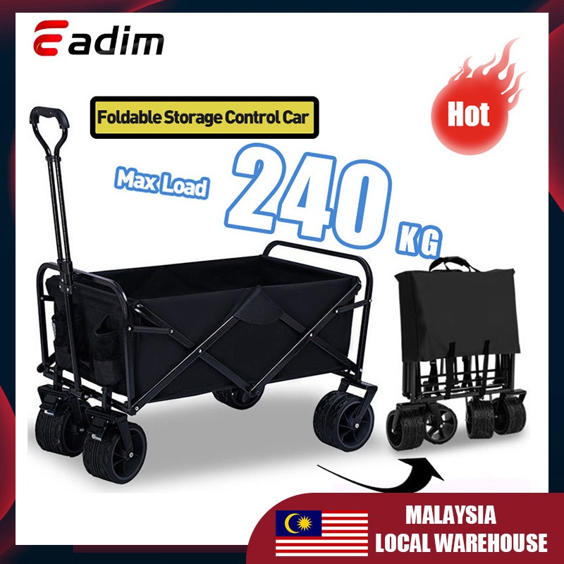 Multifunctional Foldable Trolley Wagon Family Picnic Beach Shopping ...
