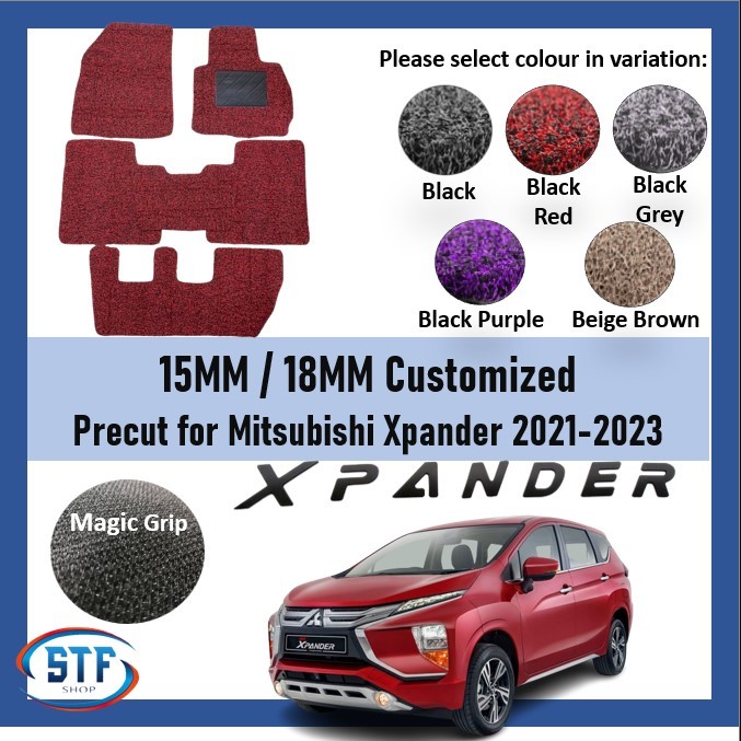 Mitsubishi Xpander 2021-Present OEM Precut PVC Carpet Karpet Coilmat ...
