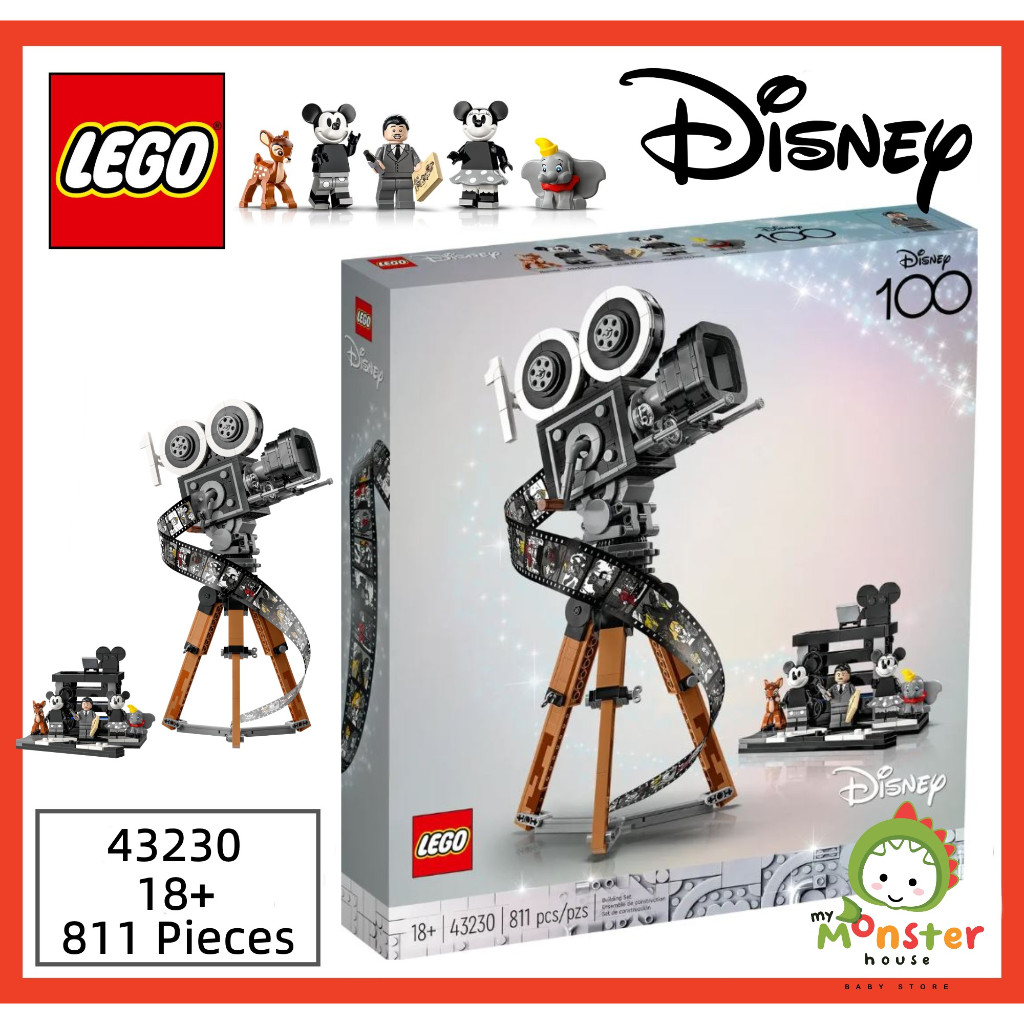LEGO Disney 43230 Walt Disney Tribute Camera ( 811 Pieces ) 18 Years ...