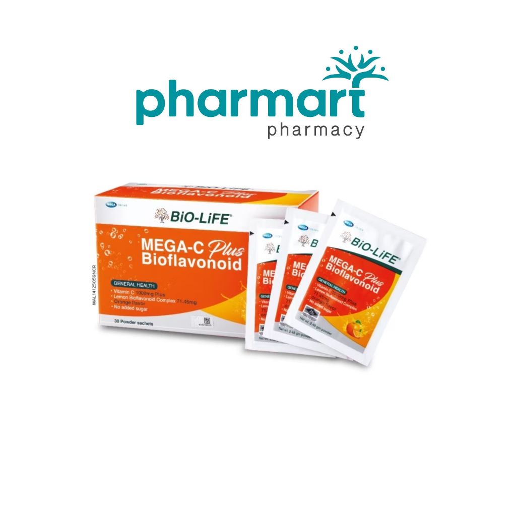 Biolife MEGA C Plus Bioflavonoid 30's [EXP ] | Shopee Singapore