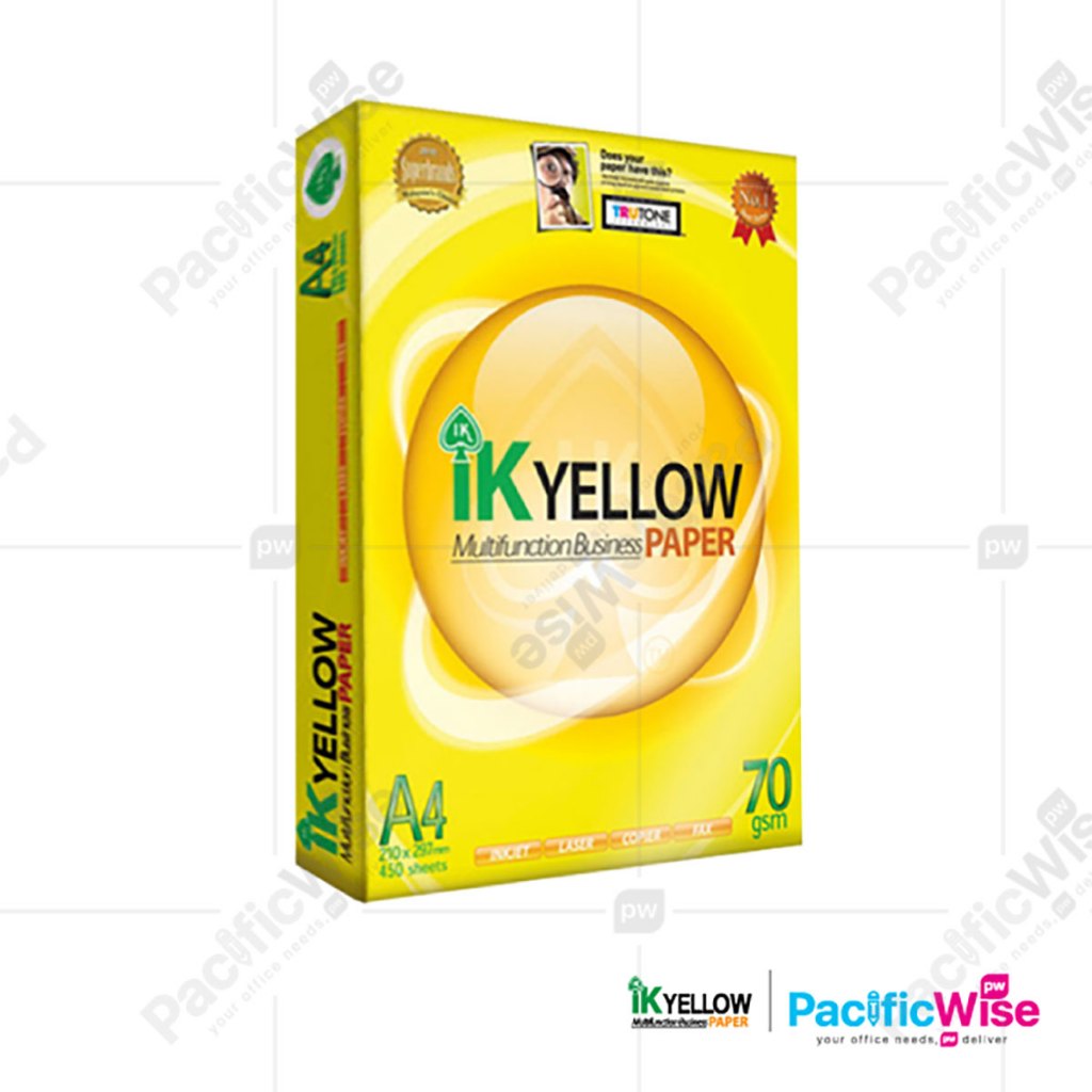 A4 Paper/Beautiful Tip Paper/IK Yellow/A4 Paper 70gsm/Copier Paper (450 ...