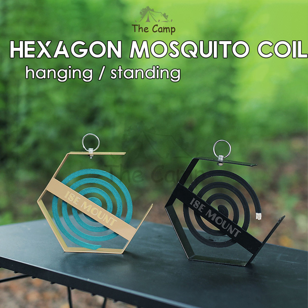 Outdoor Camping Hexagon Mosquito Coil Rack Holder with Hanging Hook ...