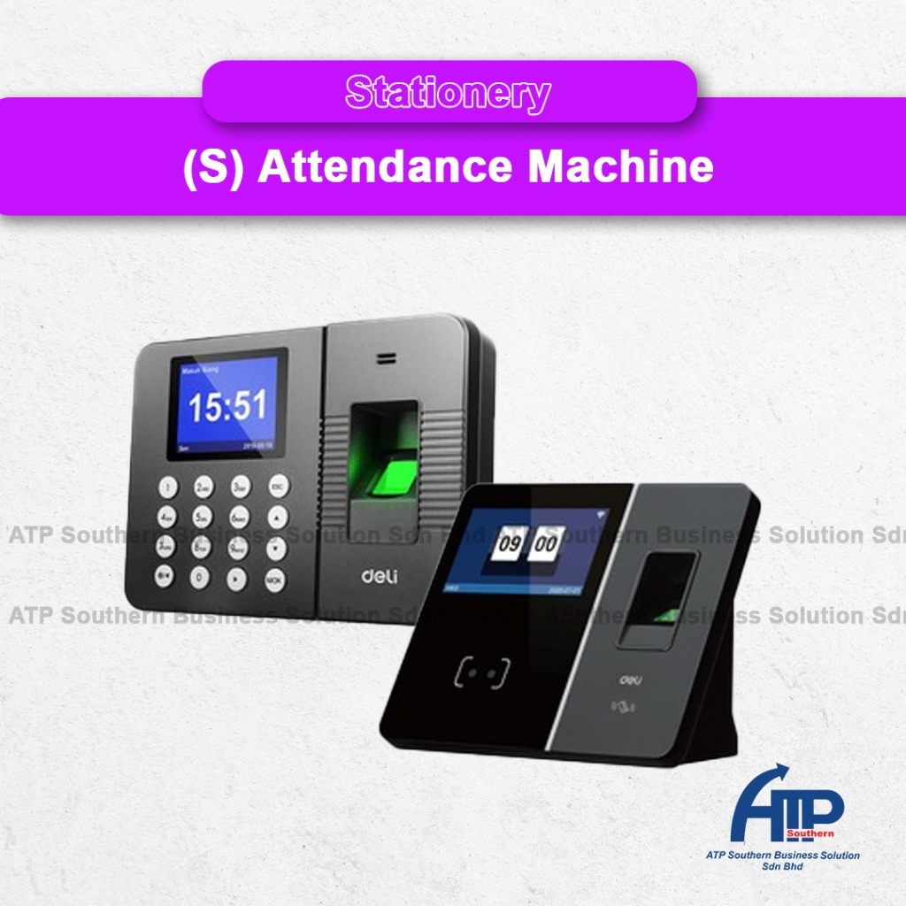 Deli Office Machine Fingerprint Attendance Machine Time Clock Employee ...