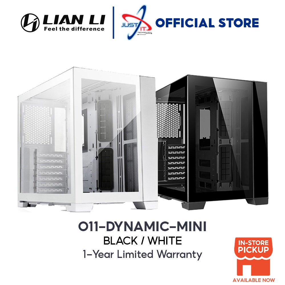LIAN LI PC-O11 Dynamic Mini GAMING CASE / CASING ( Black / Snow White ...