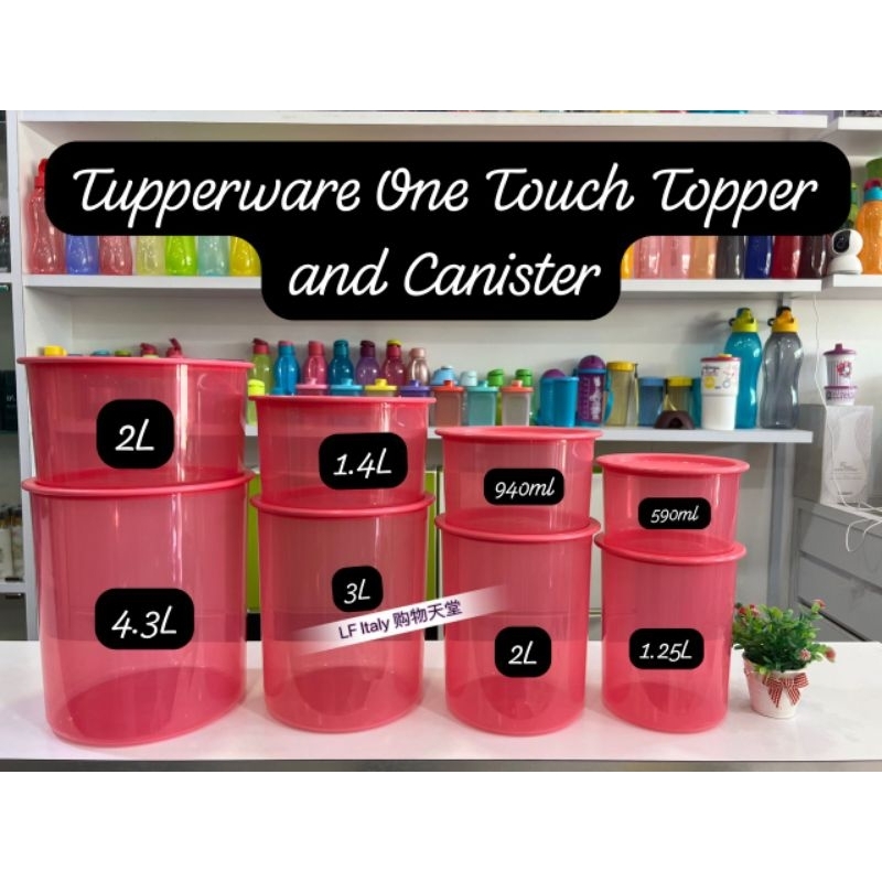 Tupperware One Touch Topper & Canister | Shopee Singapore