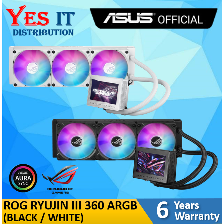 ASUS ROG Ryujin III 360 ARGB All-in-one Liquid CPU Cooler with 360mm ...