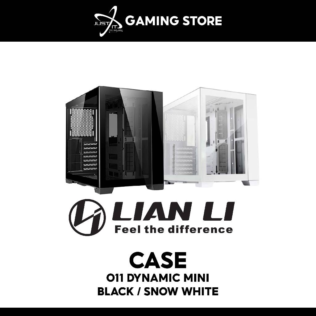 LIAN LI O11 DYNAMIC MINI ATX MATX ITX CASE ( BLACK / SNOW WHITE ...