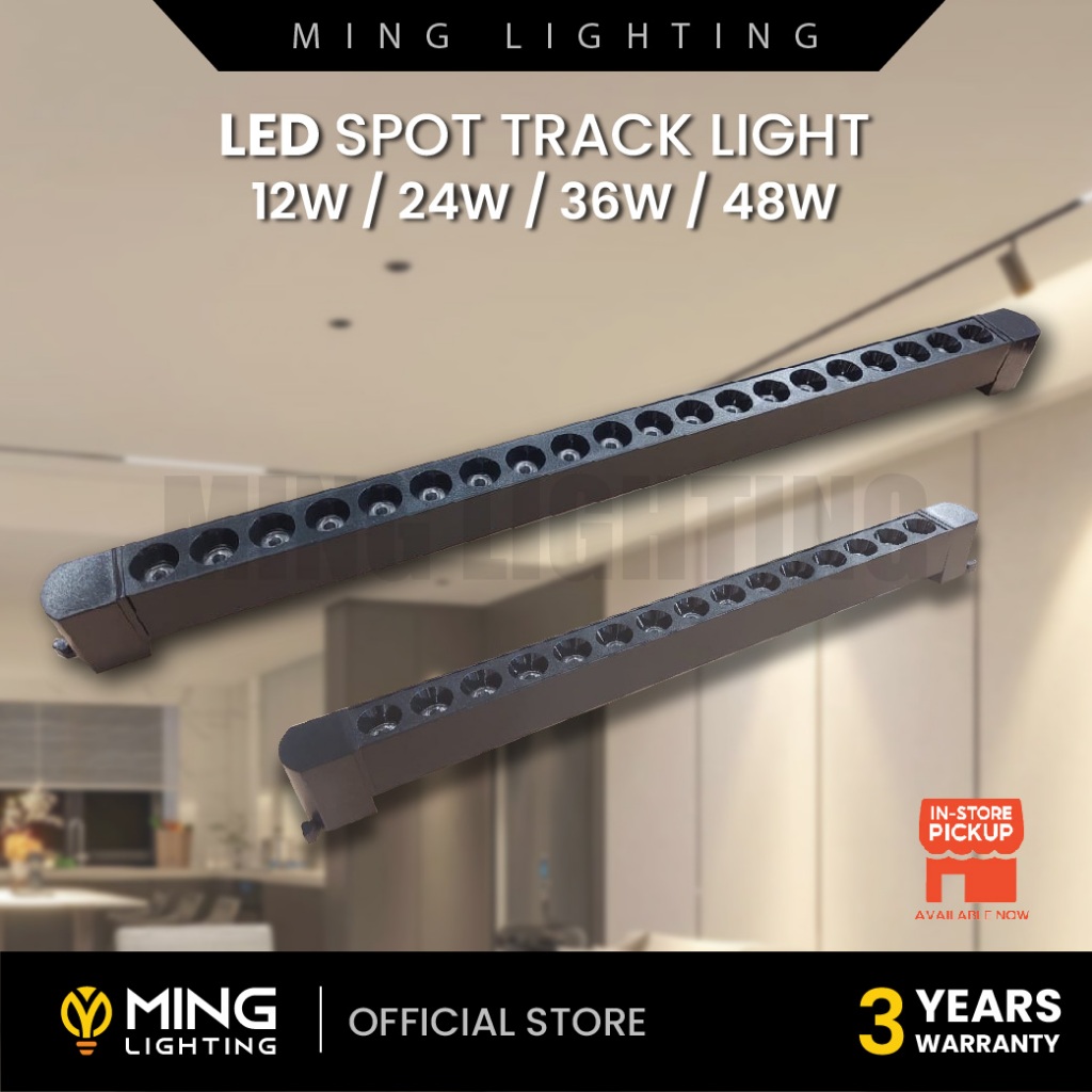 LED 12W 24W 36W 48W Track Light Bar Grille Linear Tracklight Linear ...