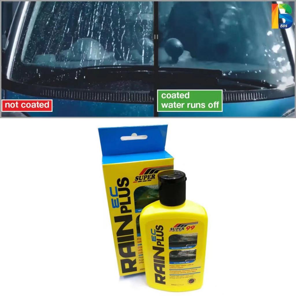 RainPlus WINDSCREEN WAX COATING Super 99 Cermin Besar Hujan Clear ...
