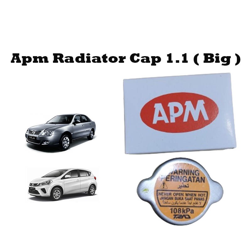Apm Perodua Honda Proton Radiator Cap 1.1 ( BIG ) | Shopee Singapore