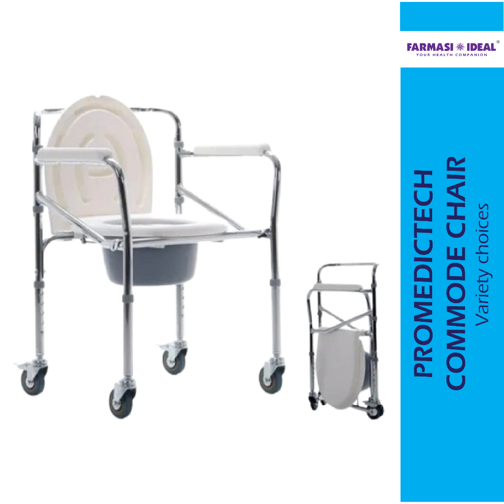 PROMEDICTECH Foldable Commode Chair variety types | Shopee Singapore