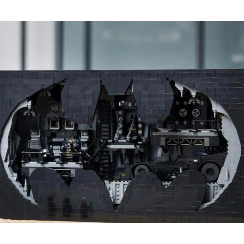 BATCAVE SHADOW BOX CLASSIC & PAC MAN ARCADE MACHINE BUILDING BLOCKS ...