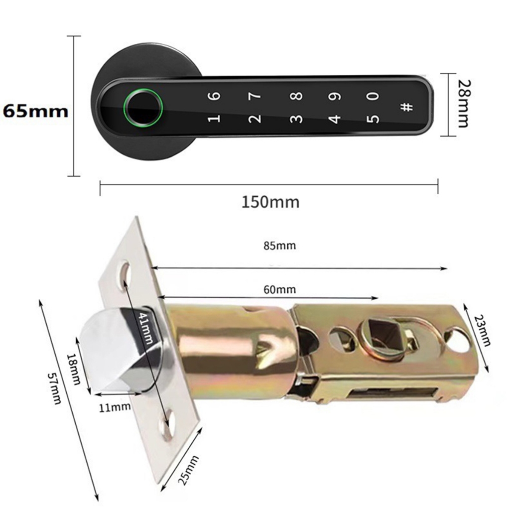 Smart Lock 50PCS Fingerprint Door Lock Rental management Smart Door ...