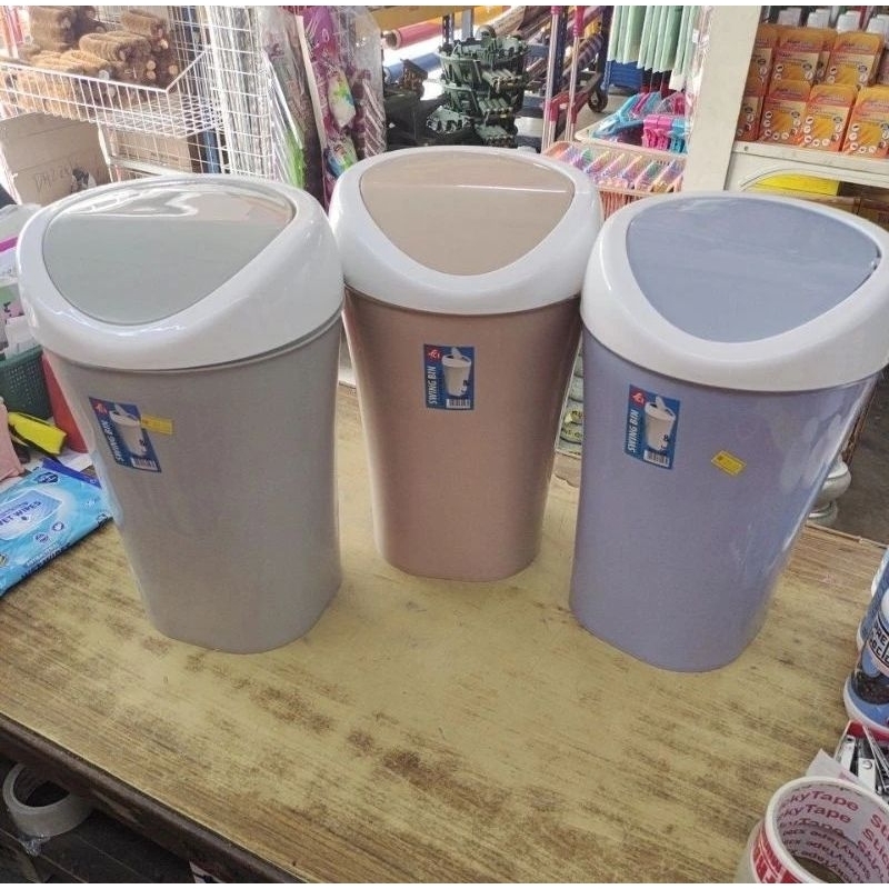 mini touch top bin / mini dustbin / tong sampah / swing dustbin ...