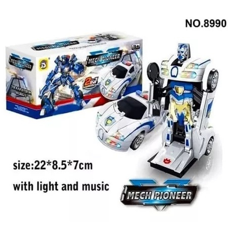 MECH PIONEER 2IN1 Distortion Dual Mode Police Car (89900) | Shopee ...