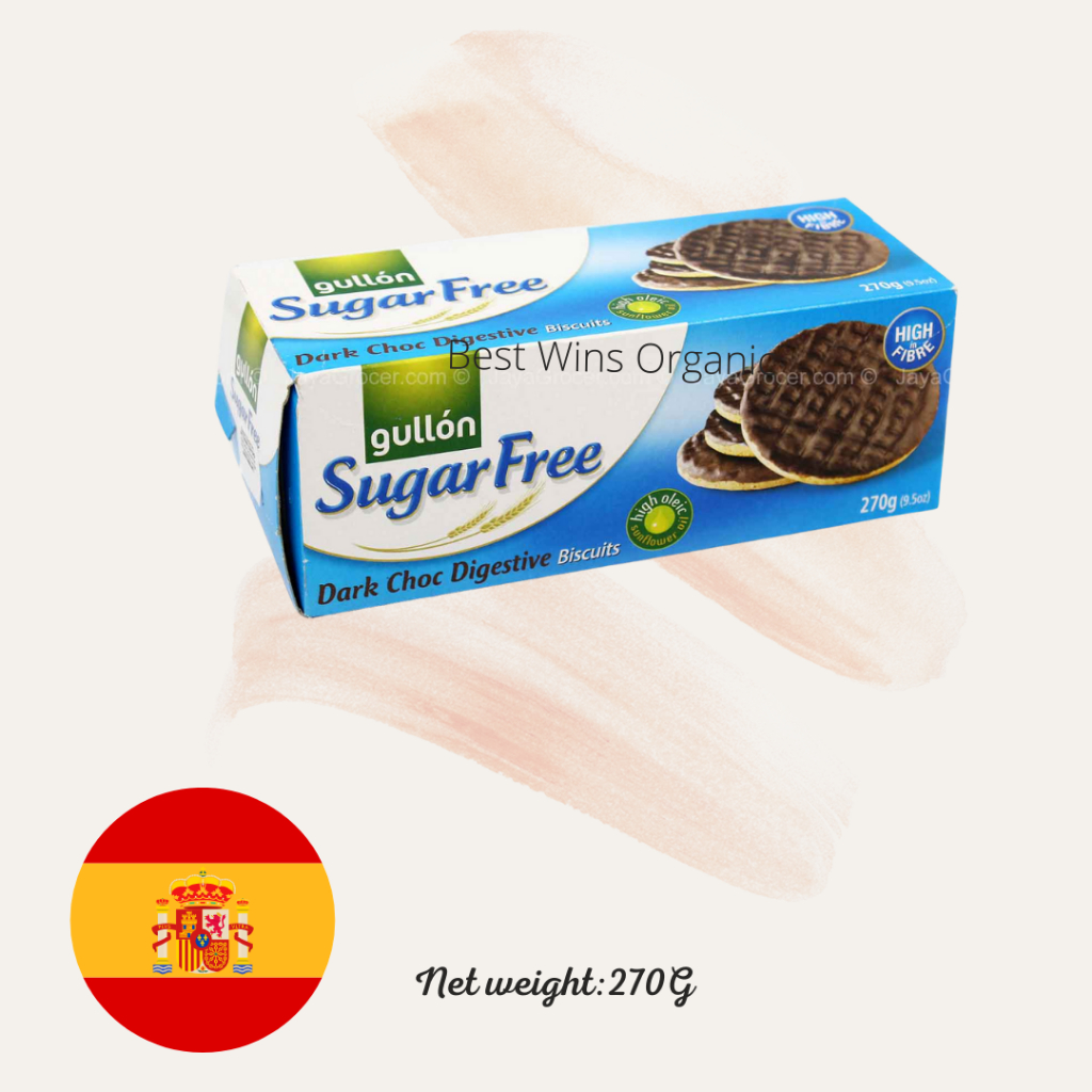 Gullon Sugar Free Dark Choc Digestive Biscuits 270g | Shopee Singapore