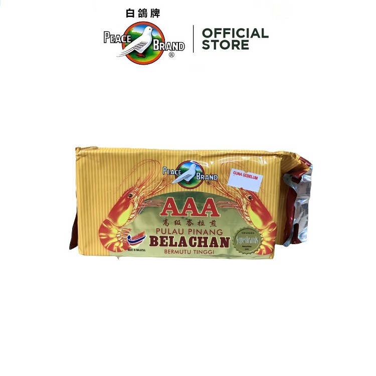 PEACE BRAND Belacan Block AAA Grade (500g) 白鸽牌馬來棧 | Shopee Singapore