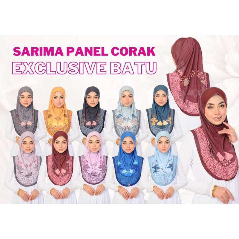 SARIMA PANEL CORAK EXCLUSIVE BATU SET A (M-XL) | Shopee Singapore