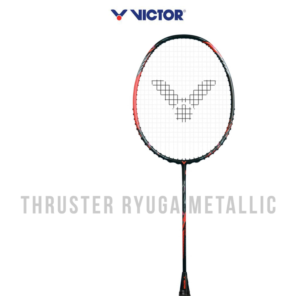 VICTOR Racket Thruster Ryuga Metallic TK-RYUGA-METALLIC-C (FOC Grip ...