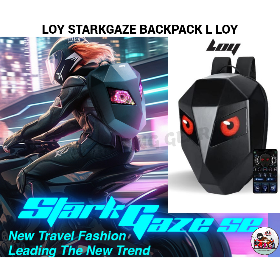 LOY STARKGAZE BACKPACK L LOY LED Knight Waterproof Backpack With LED ...