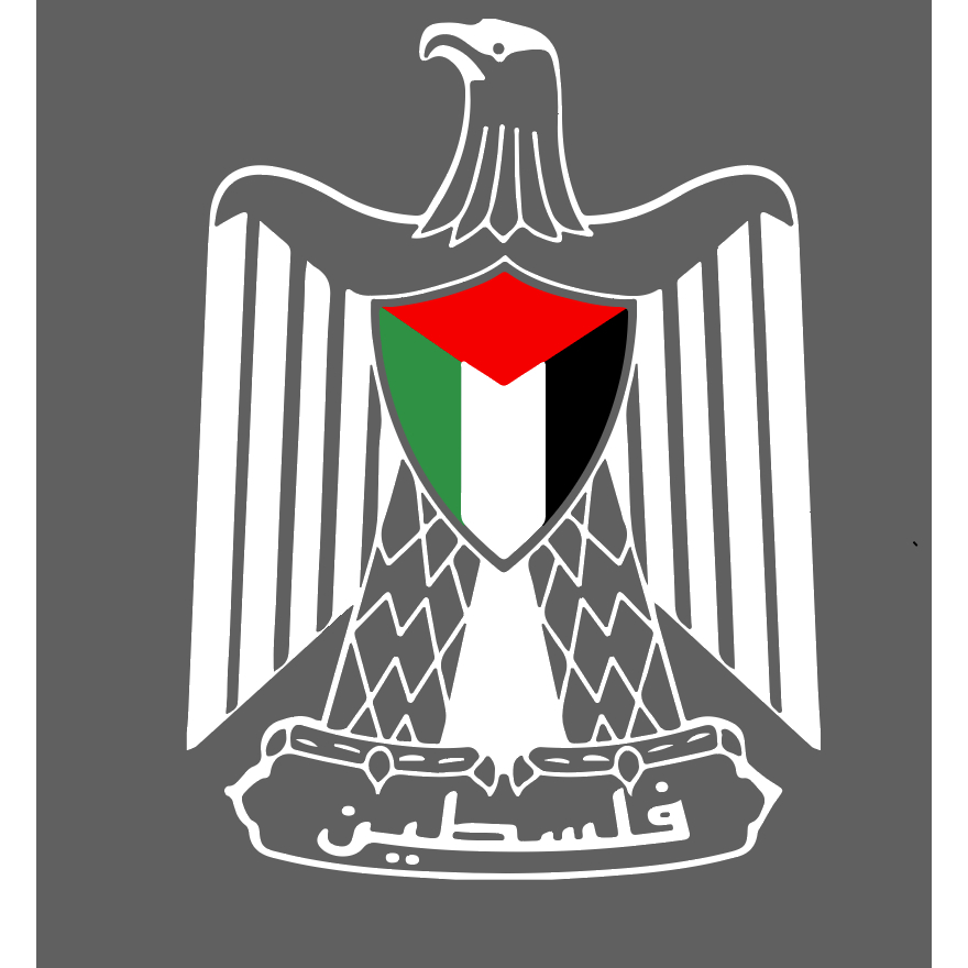 STICKER PALESTINE, EMBLEM OF STATE PALESTINE CUTTING STICKER,STICKER ...