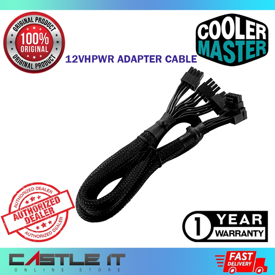 Cooler Master PCI-E Gen5 Adapter 12VHPWR Extension Sleeve Cable ATX3.0 ...