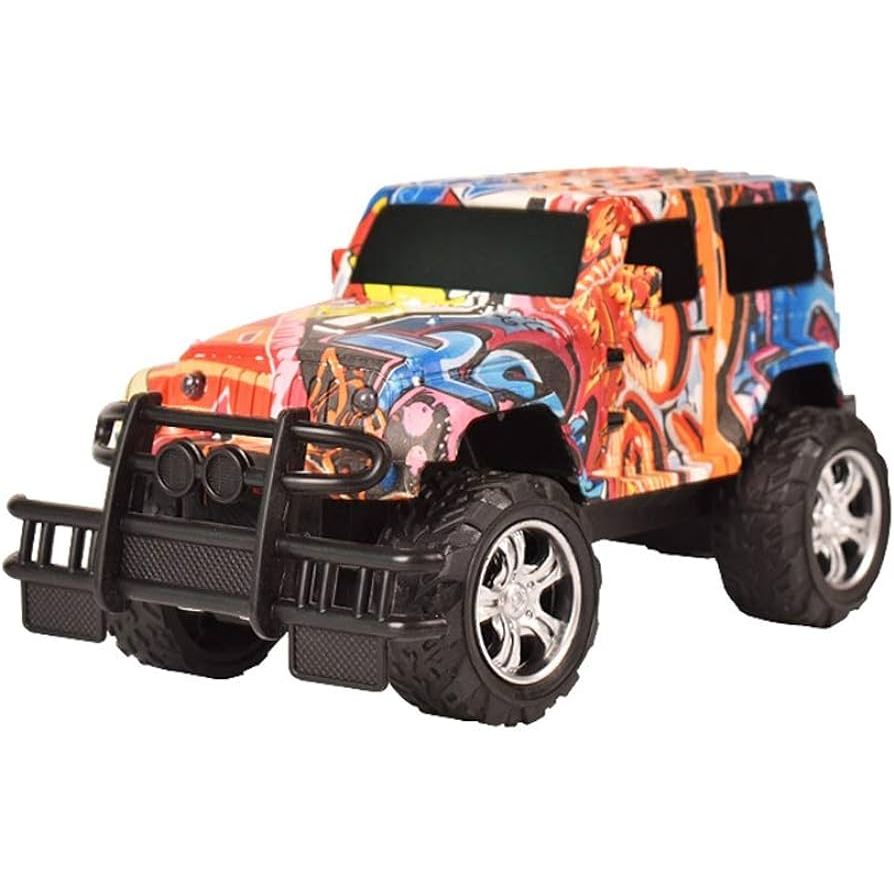 Graffiti RC Monster Trucks, Remote Control Off-Road Climbing Car.33740 ...