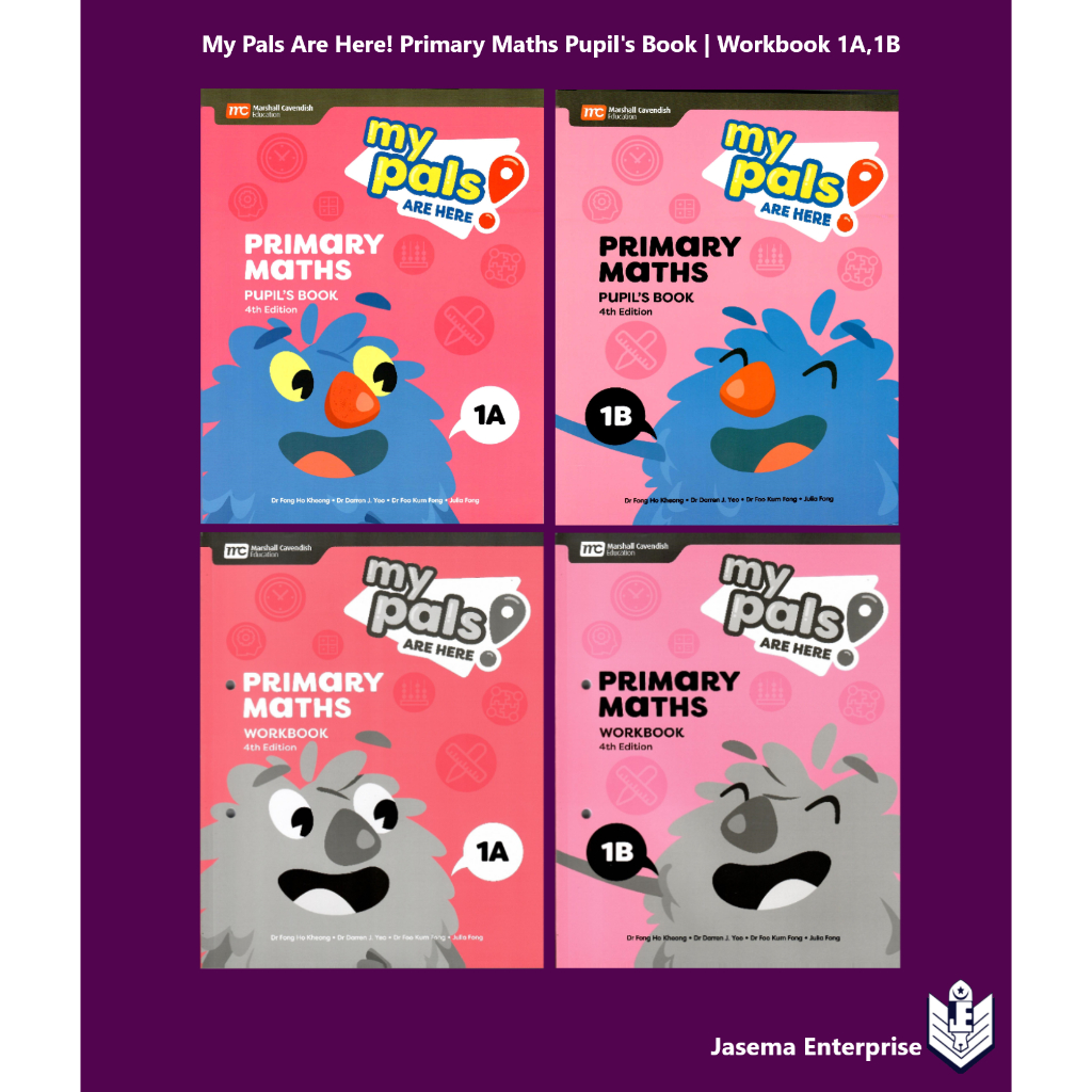 My Pals Are Here! Primary Maths 1a,1b Pupil's Book & Workbook 4th ...