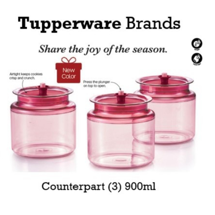 Tupperware Counterpart (3 pcs) 900ml ** ** | Shopee Singapore