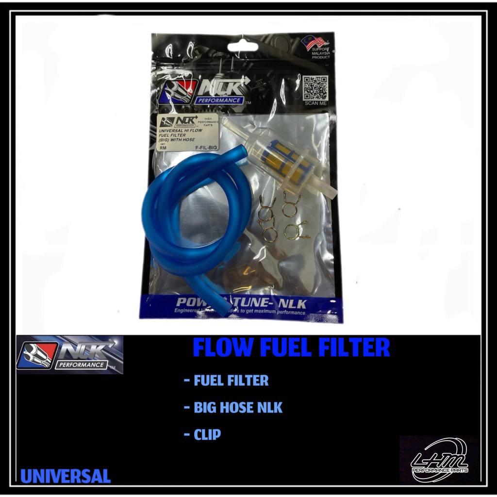 NLK UNIVERSAL HI-FLOW FUEL FILTER (BIG HORSE) | Shopee Singapore