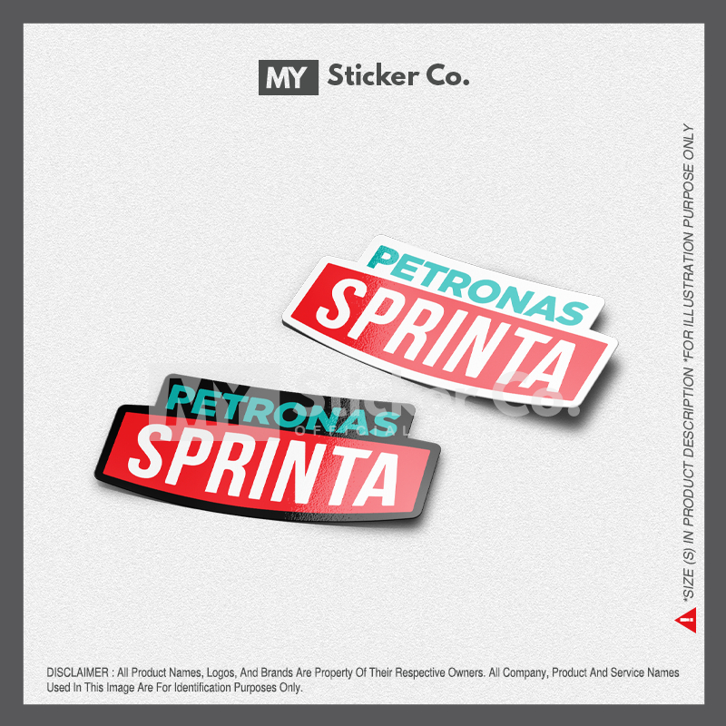 Sticker - Petronas Sprinta (Nov 2023) | Shopee Singapore