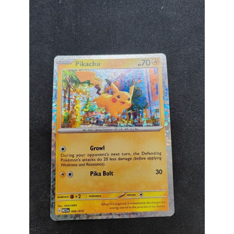 McD Pokemon Pikachu Card Games (Shiny) | Shopee Singapore
