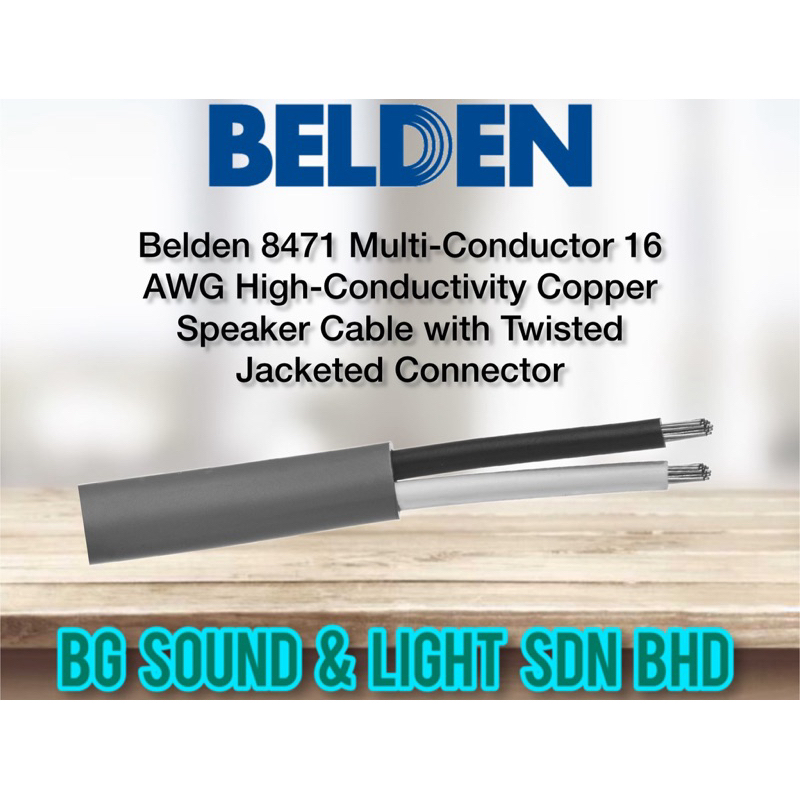 Belden 8471 Multi-Conductor 16 AWG High-Conductivity Copper Speaker ...