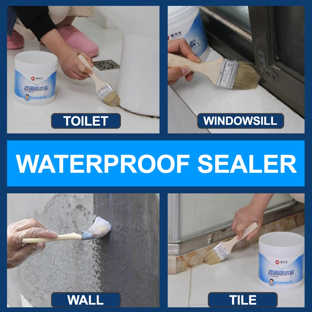 HD WATERPROOFING TRANSPARENT MAGIC CRYSTAL Invisible Waterproof Glue ...