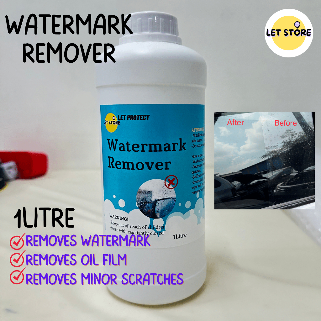 Premium Watermark Remover 1L Car Glass Mirror Super Fast Result ...
